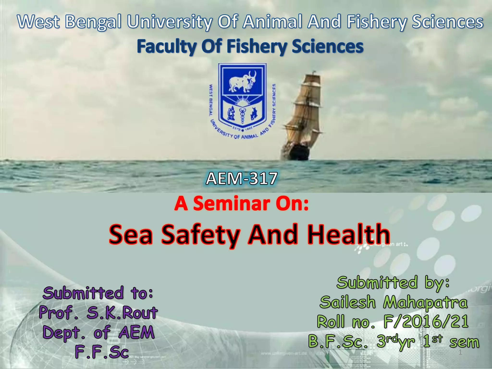 Sea Safety and Health | PPTX
