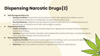 Pharmaceutical rules and regulations for narcotics drug | PPTX ...