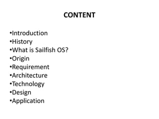 Sailfish os | PPT