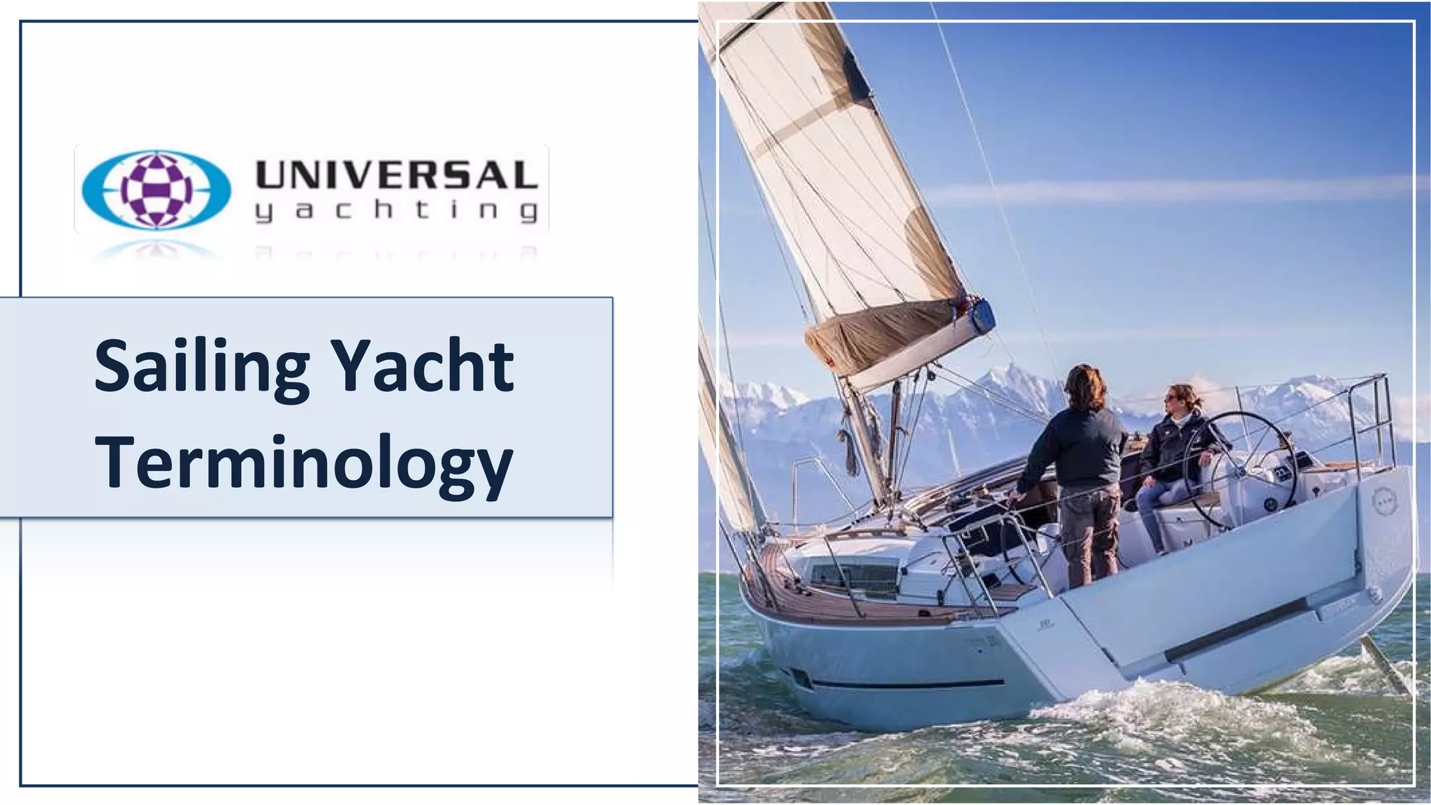 Sailing Yacht Terminology | PPT
