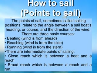 Sailing course sofia | PPT