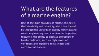 Sailing Into The Future Innovations In Marine Engine Technology | PPTX