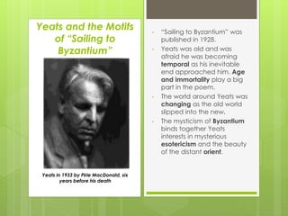 Sailing to byzantium | PPTX