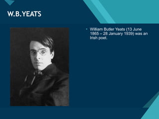 Sailing to Byzantium poem by W B Yeats .pptx