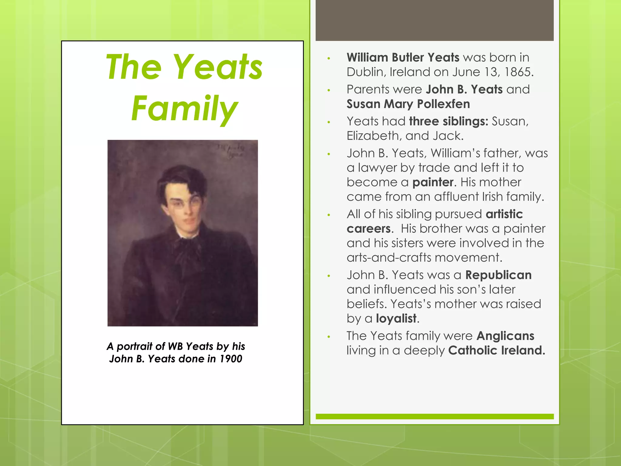 Sailing to byzantium yeats | PPTX