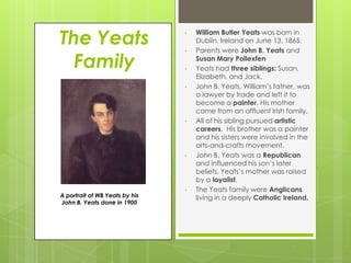 Sailing to byzantium yeats | PPTX | Birds | Pets