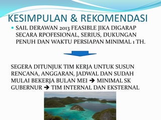 Sail Komodo Derawan 2013 (http://ajisularso.com) | PPT