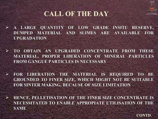 Lean Iron Ore Beneficiation | PPT