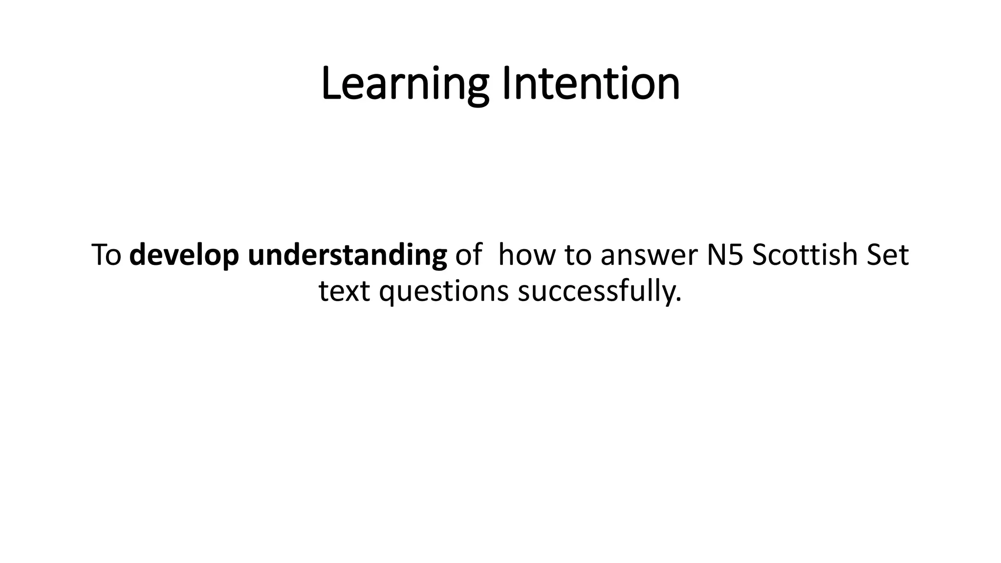 Sailmaker by Alan Spence - National 5 English Scottish Set Text | PPTX