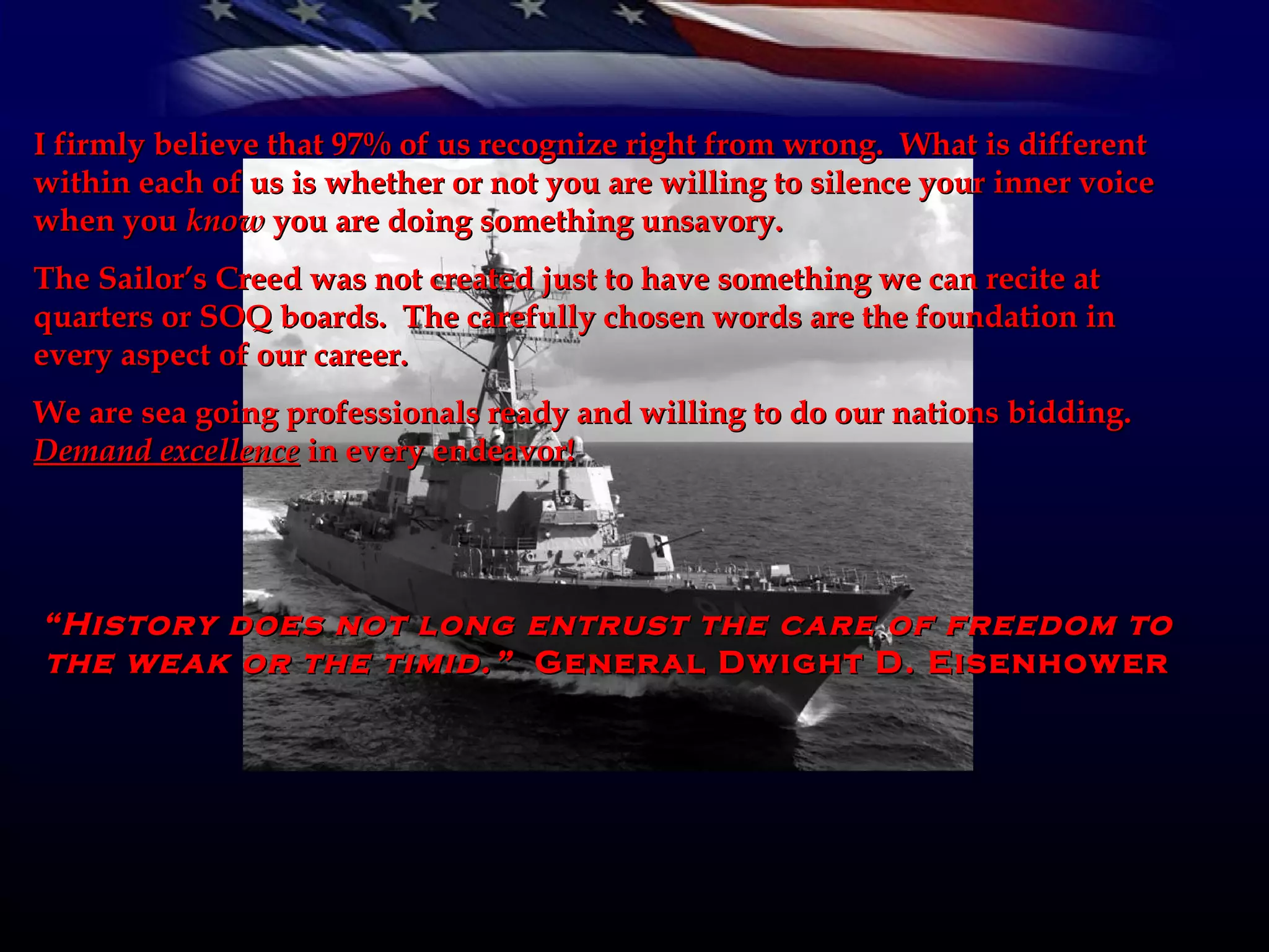 Sailor's creed | PPT