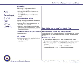 Sailor toolboxinformationsheet | PDF