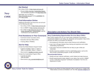 Sailor toolboxinformationsheet | PDF