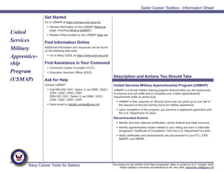 Sailor toolboxinformationsheet | PDF