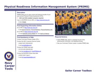 Career Toolbox Updated October 2010 - FLEETRIDE, CMS-ID, NSIPS | PDF