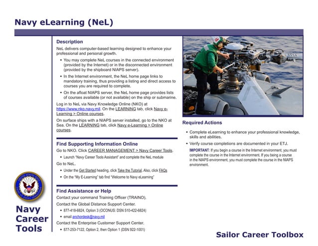 Career Toolbox Updated October 2010 - FLEETRIDE, CMS-ID, NSIPS | PDF