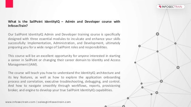 SailPoint IdentityIQ – Admin and Developer.pptx