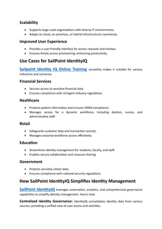 SailPoint Online Training | Sailpoint Course | PDF