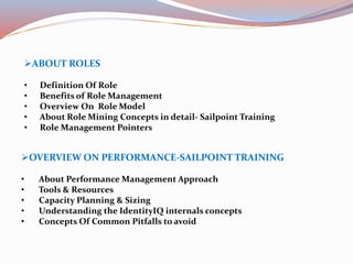 Sailpoint Training | Best Sailpoint IdentityIQ Online Course -GOT | PPTX