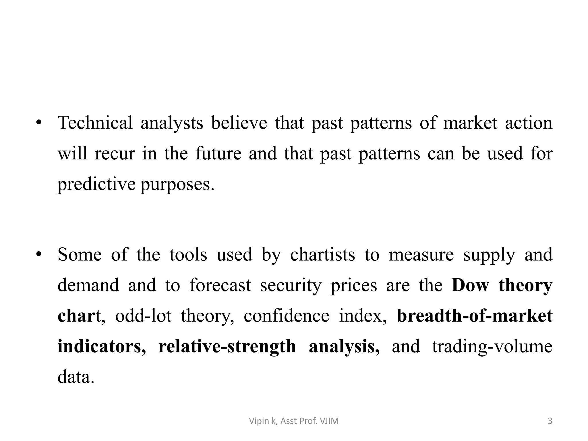 technical analysis | PPTX