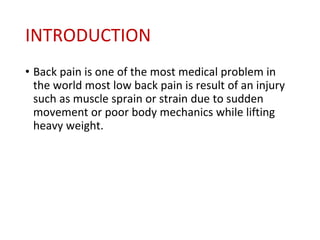 Back Pain | PPT