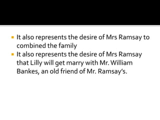 Title Significance of "To the light house" | PPT