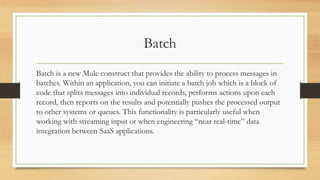 Sai mule esb batch | PPT
