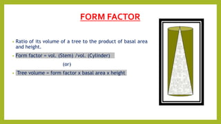 Tree form factor forestry ppt agroforestry | PPTX