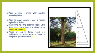 Tree form factor forestry ppt agroforestry | PPTX