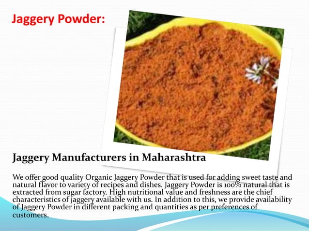 Jaggery Market in Maharashtra | PPTX
