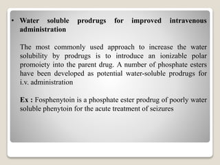 WATER SOLUBLE PRODRUGS | PPTX