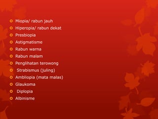 Alat Teknologi yang digunakan untuk deria penglihatan & pendegaran | PPTX