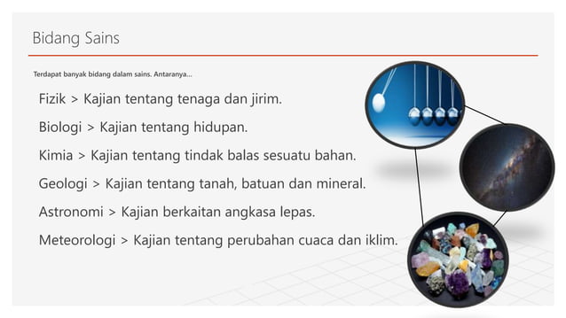 Sains Ting 1 Bab 1; 1.1 | PPTX