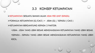 Sains bab 3 jirim | PDF