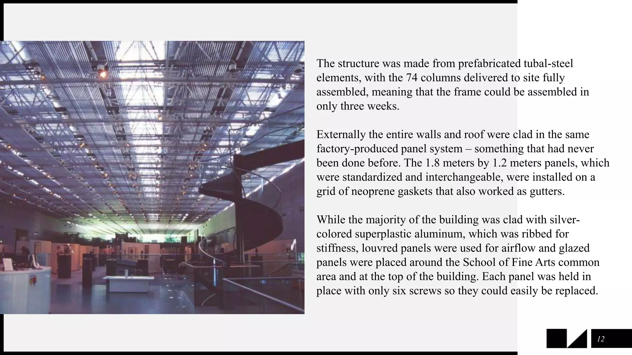 Sainsbury center - truss structure | PPTX