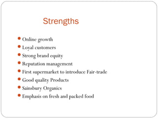 Sainsburys Brand Presentation | PPT