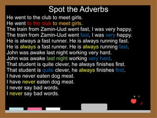 Adverbs and adv of frequency | PPT