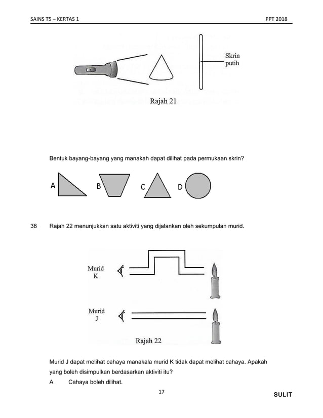 Sains k1 t5 ppt 2018 | DOC