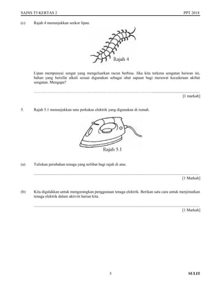 Sains k2 t5 ppt 2018 | DOC