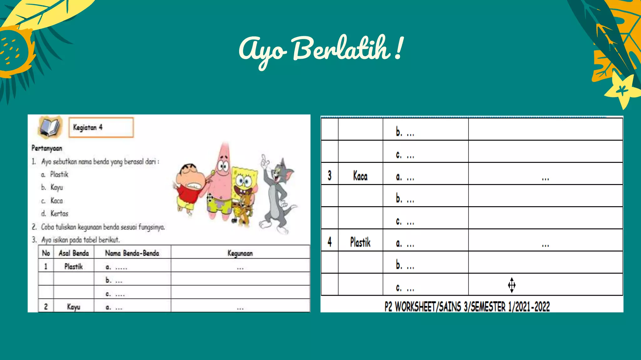 Sains p2 mengenal benda disekitarnya | PPTX