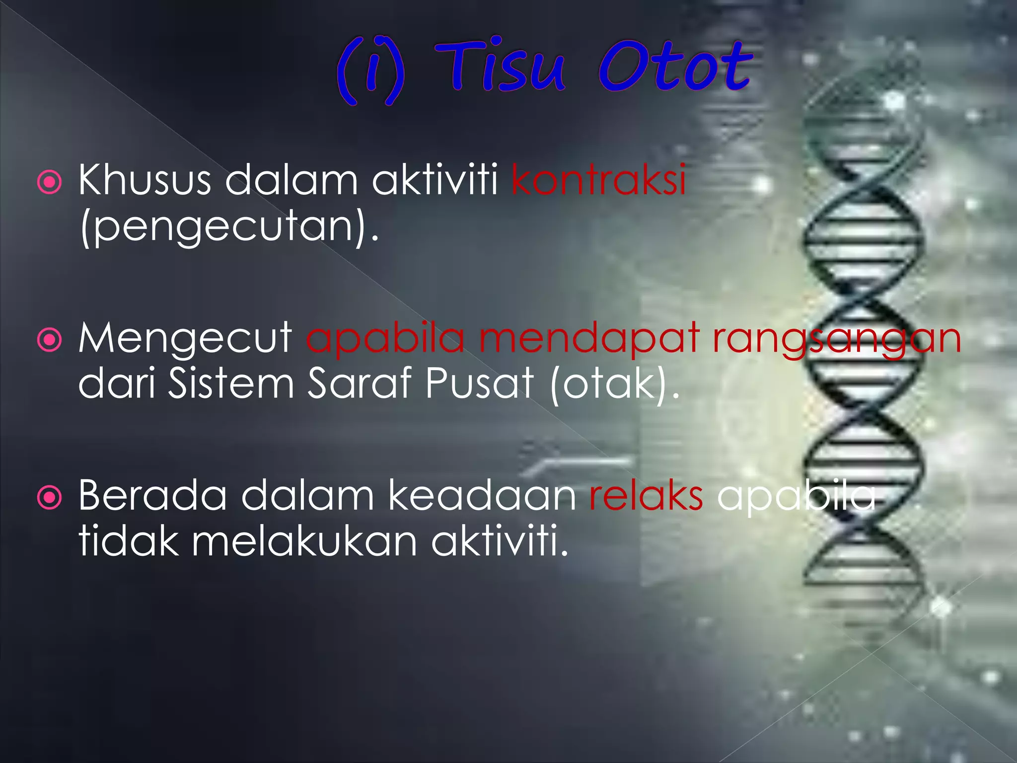 Fungsi sel , tisu dan membran | PPTX