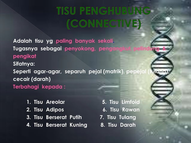 Fungsi sel , tisu dan membran | PPTX