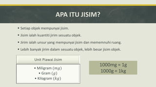 Sains Tahun 4: Unit 4 Pengukuran | PDF