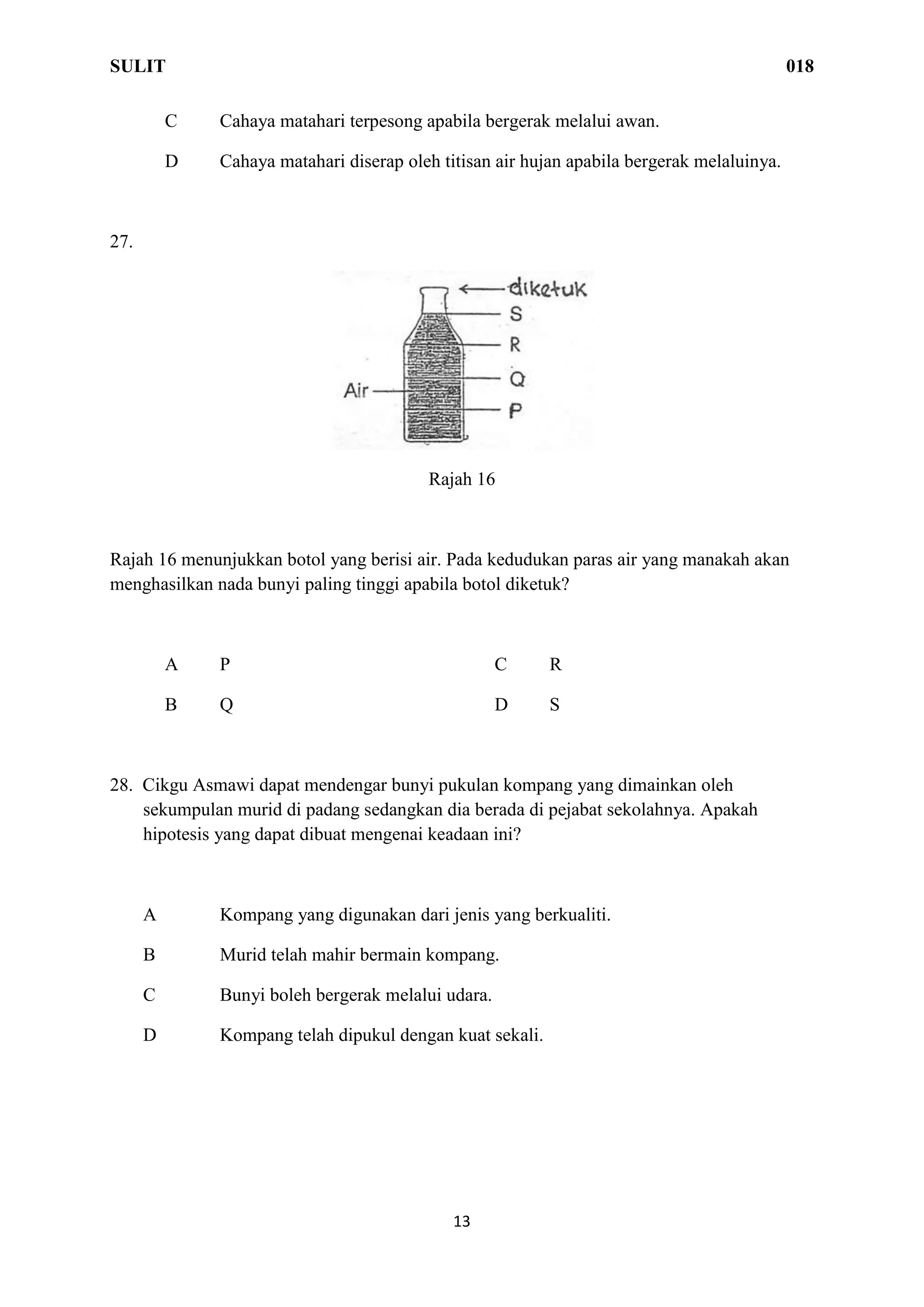 Sains tahun 5 | DOCX