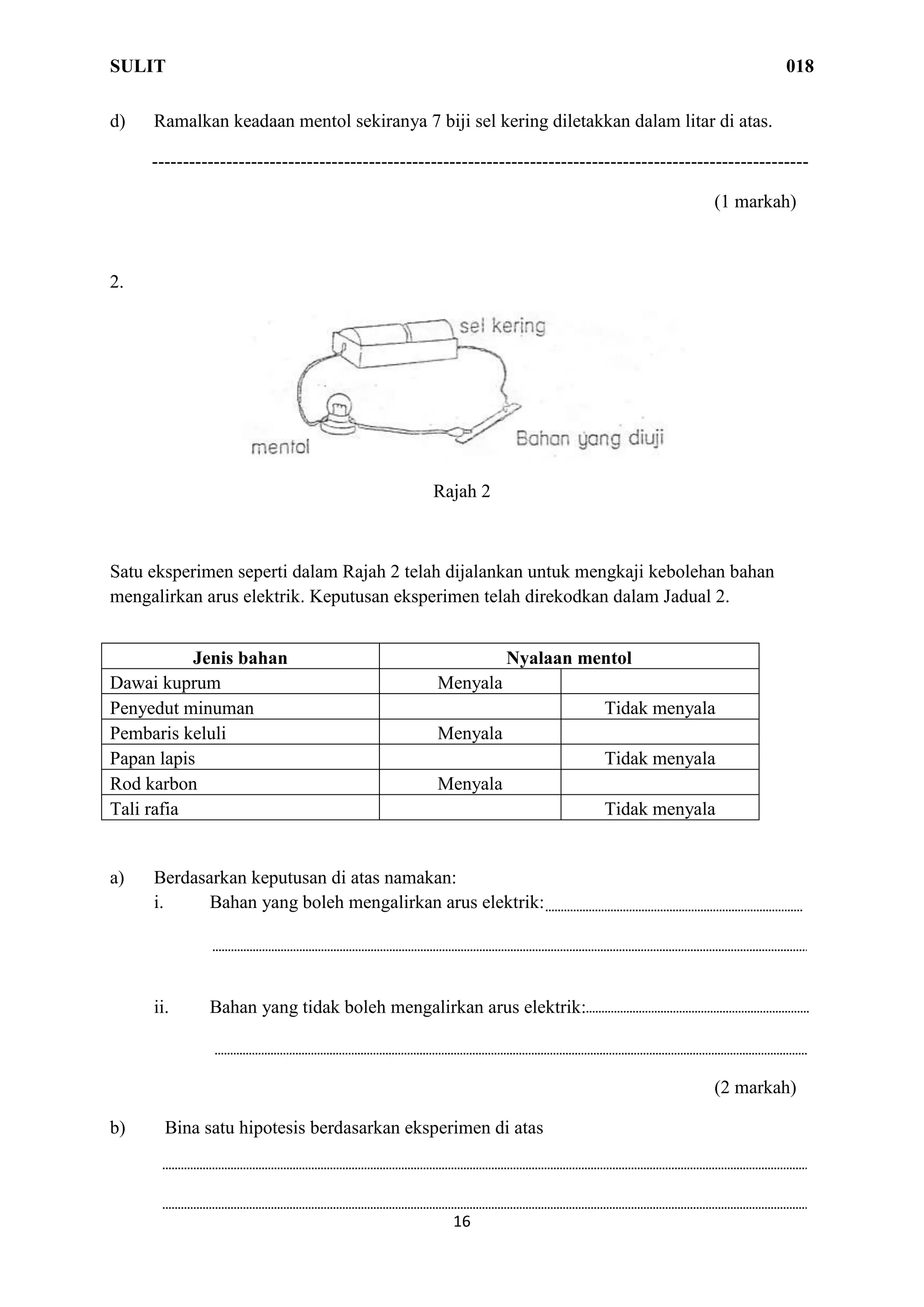 Sains tahun 5 | DOCX