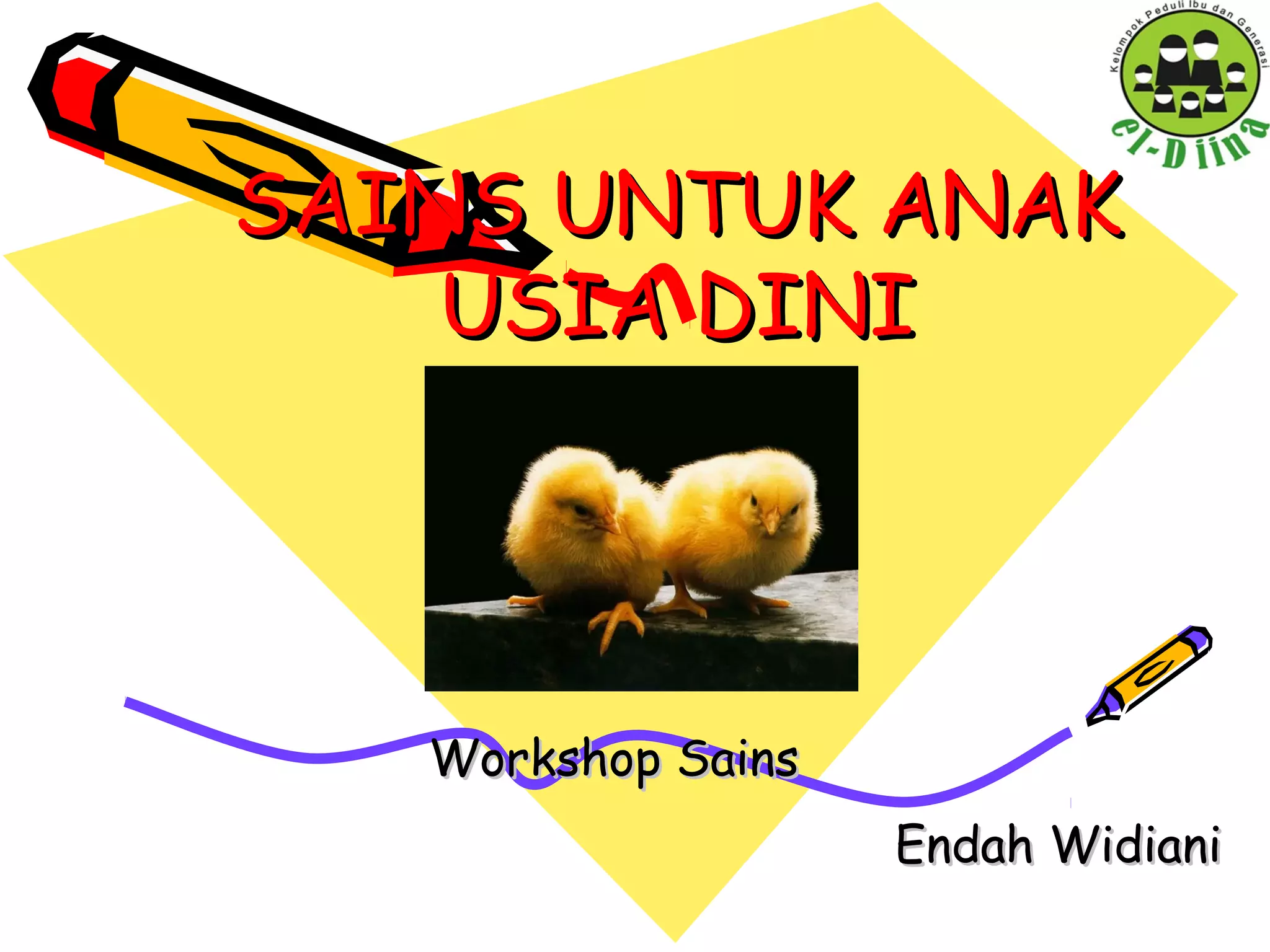 Sains untuk anak usia dini | PPT