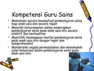 Sains untuk anak usia dini | PPT