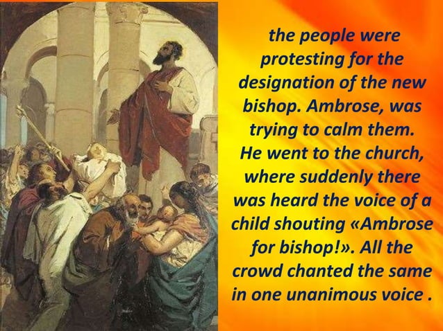 SAINT AMBROSE OF MILAN.pptx | Christianity | Religion & Spirituality