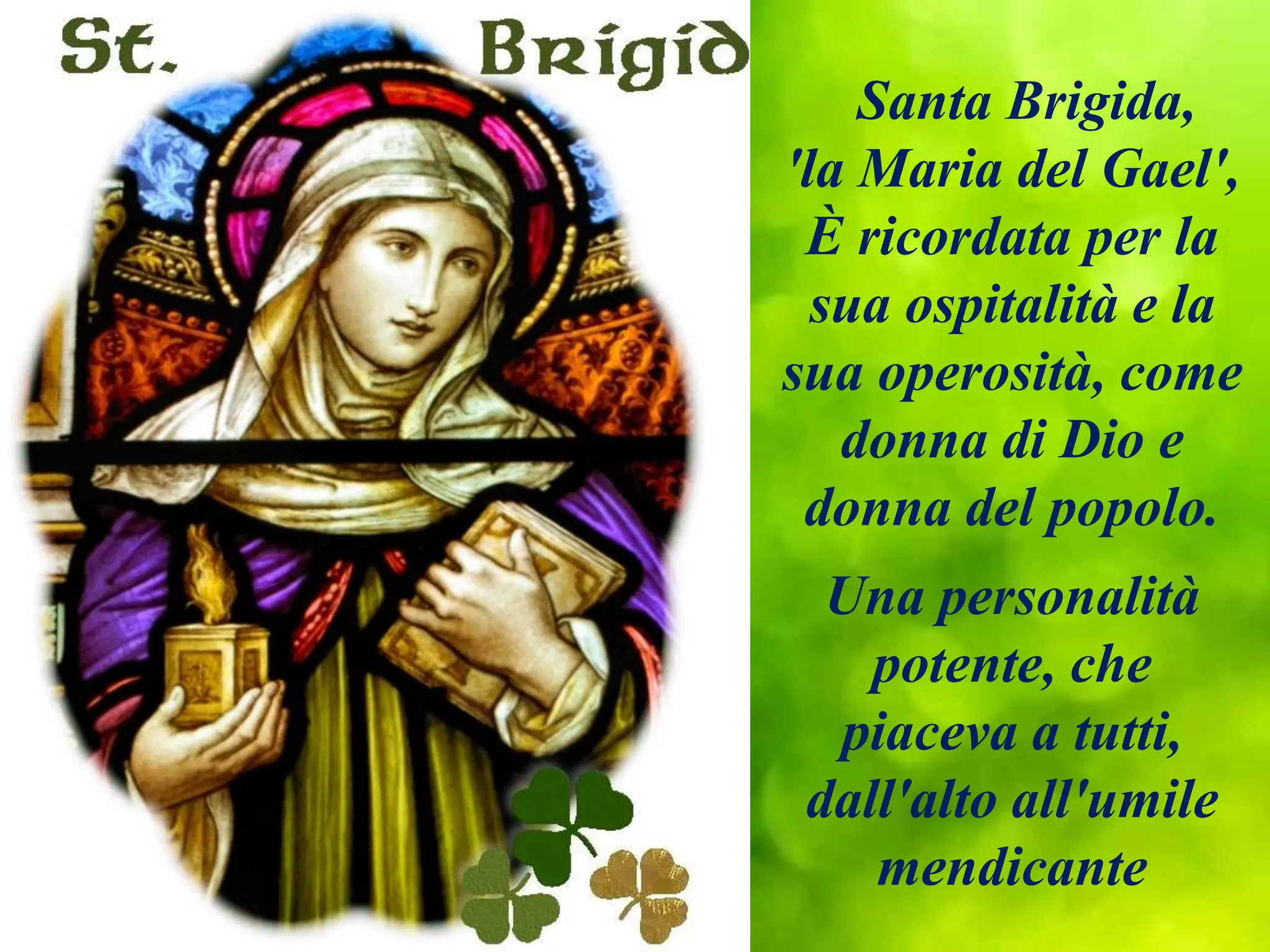 Saint Brigida dell'Irlanda (Italiano).pptx