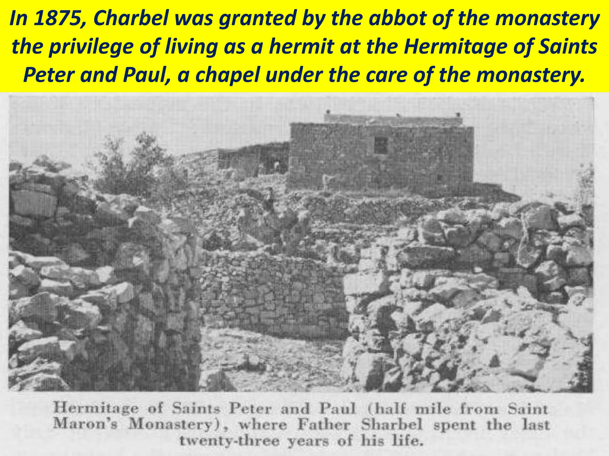 Saint Charbel, Maronite monk and priest from Lebanon.pptx