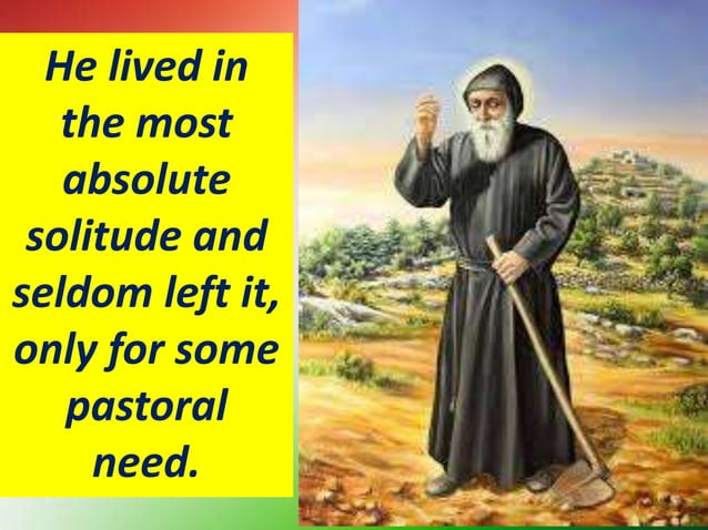 Saint Charbel, Maronite monk and priest from Lebanon.pptx